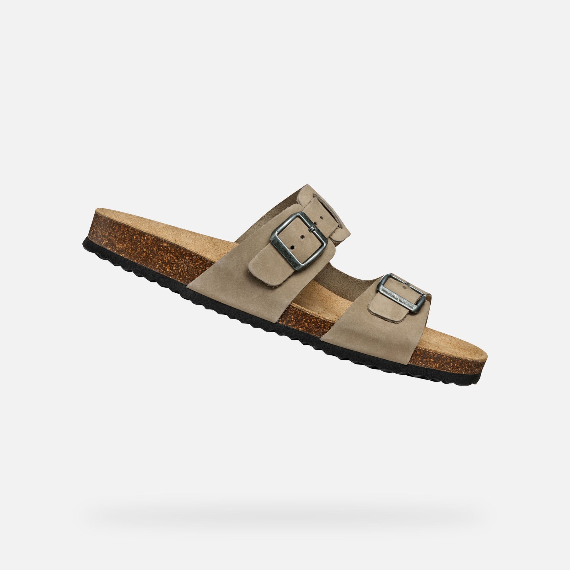 Svetlošedé pánske pantofle Geox Ghita | Geoxstore.sk - Oficiálny e-shop ...