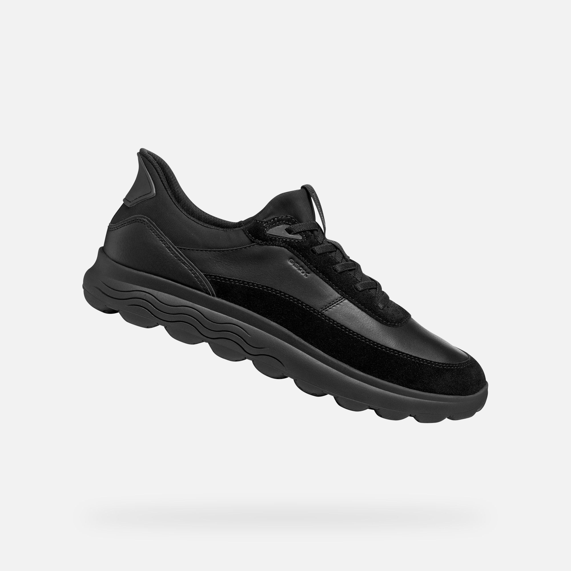 Černé pánské tenisky Geox Spherica Plus | Geox.cz - Oficiální e-shop ...