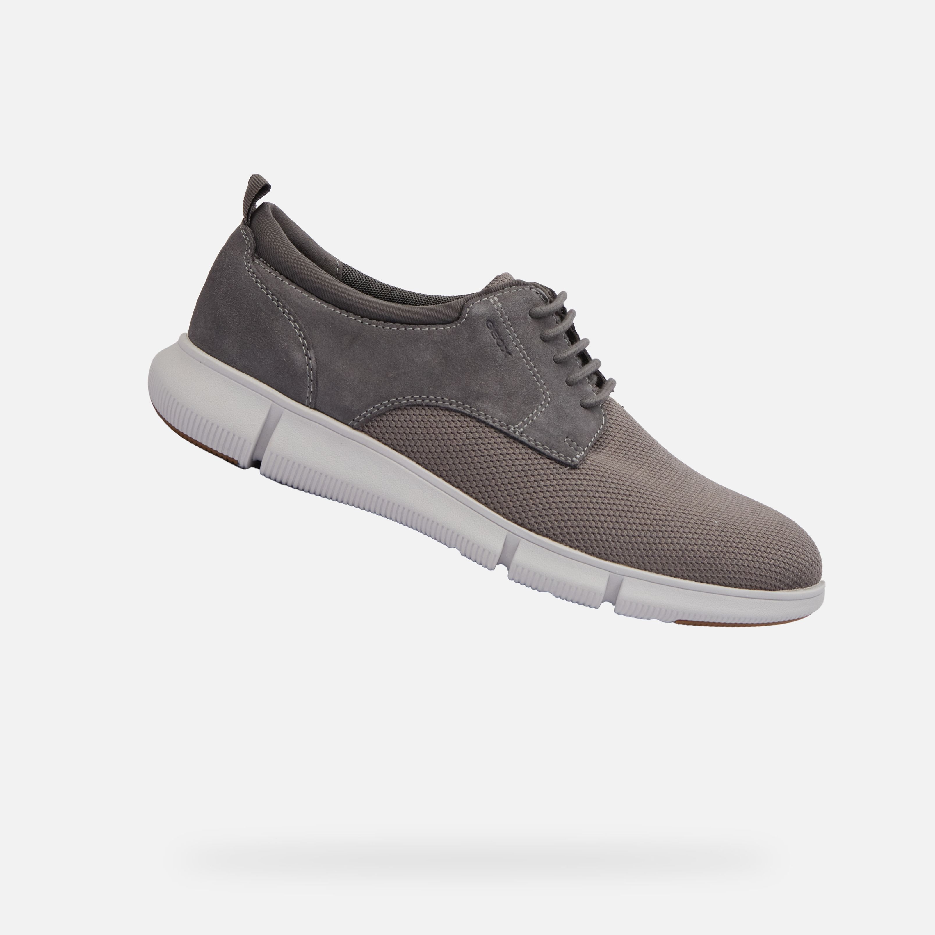 Ciemnoszare męskie sneakersy Geox Adacter F | Geoxstore.pl - Oficjalny ...